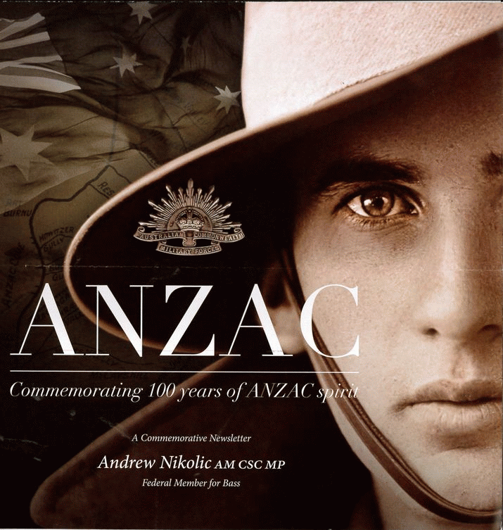 Andrew Nikolic ... And Anzac Day ... - Tasmanian Times