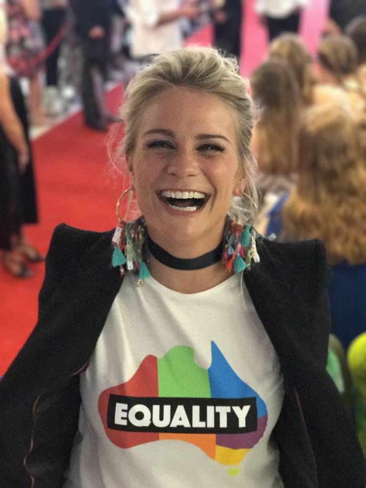 Marriage Equality ambassador Angie Greene accepts ARIA for best female ...