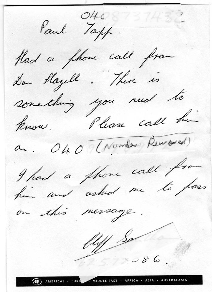 'Something You Need To Know...' - Tasmanian Times