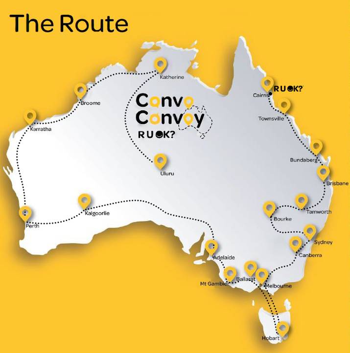 R U OK? Launches The Conversation Convoy In The Heart Of Australia On ...