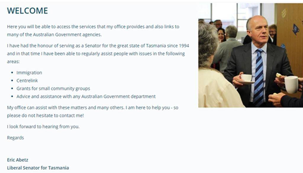 Senator Abetz ... 'and I Am Here To Help You ...' - Tasmanian Times