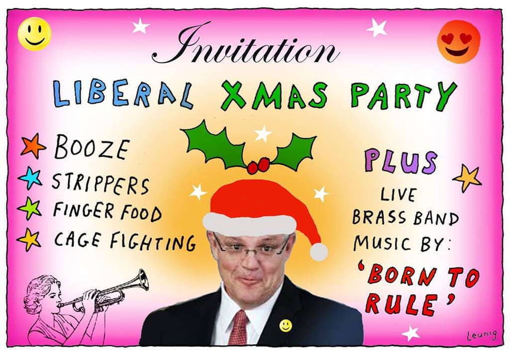 Leunig: Liberal Christmas Party ... - Tasmanian Times