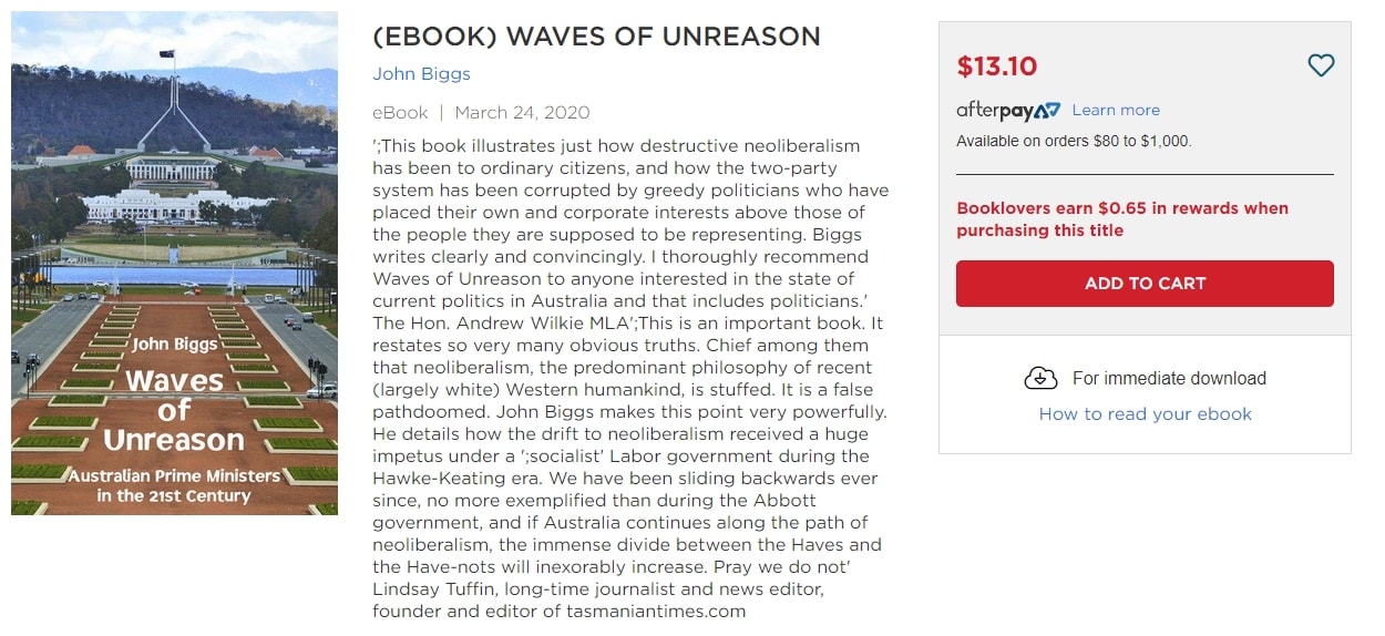 Book Review: Waves Of Unreason - Tasmanian Times