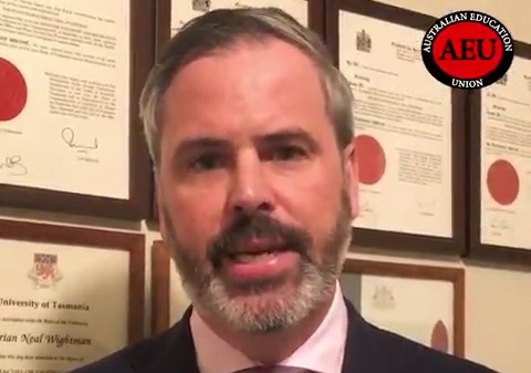 Brian Wightman Becomes State Manager Of AEU - Tasmanian Times