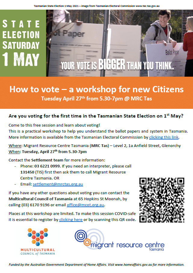 How To Vote Workshop For New Citizens - Tasmanian Times