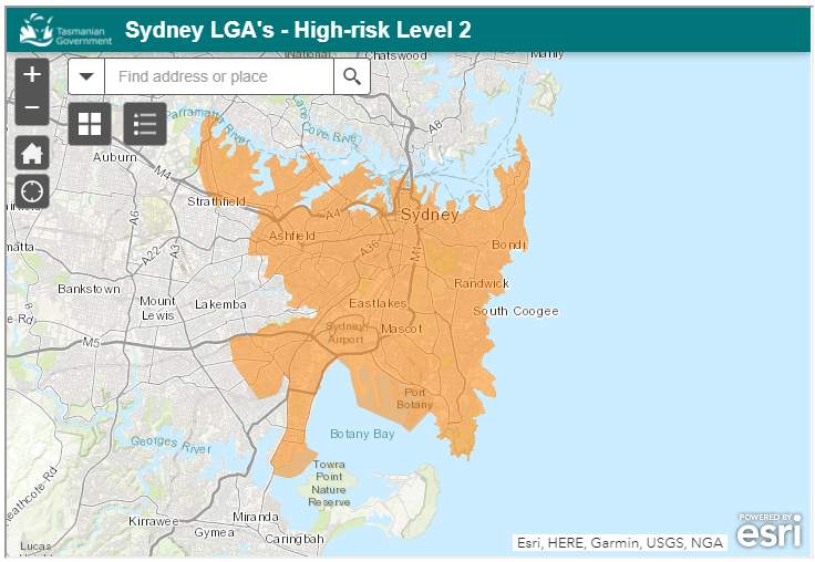 Tas Declares NSW High-Risk Areas - Tasmanian Times