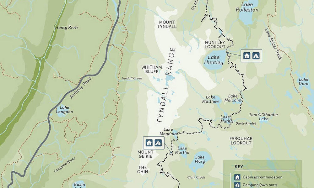 Proposed Tyndall Range Walk - Tasmanian Times