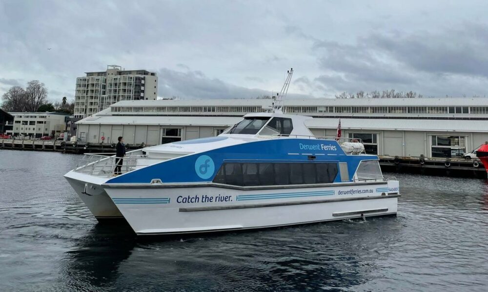 Derwent Ferry Reaches 100K Passengers - Tasmanian Times