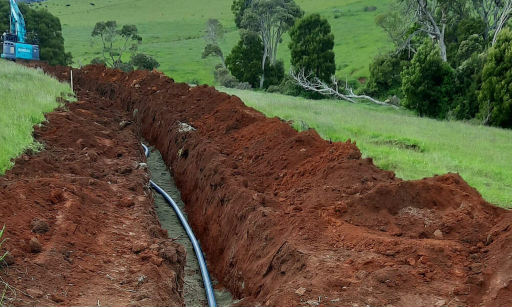 Pioneer Water Works Near Completion - Tasmanian Times