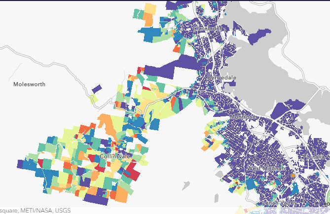 Bushfire Risk Map - Glenorchy, Hobart, Kingborough - Tasmanian Times