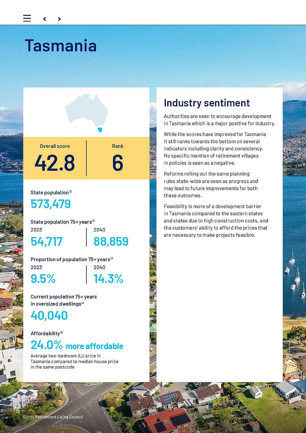 Tasmania Lagging On Retirement Villages - Tasmanian Times
