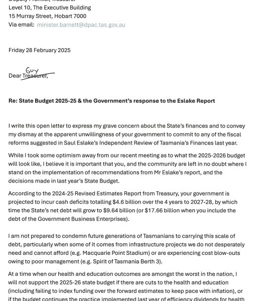 Garland Threatens To Vote Down Budget Over Fiscal Irresponsibility ...